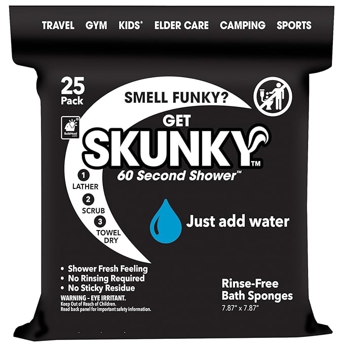 Spunky 60 sec shower Rinse Free Bath Sponge - Lily's TV Items