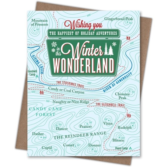 Winter Wonderland Map - Budd + Finn