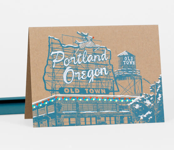 Portland Stag Sign Holiday - Budd + Finn