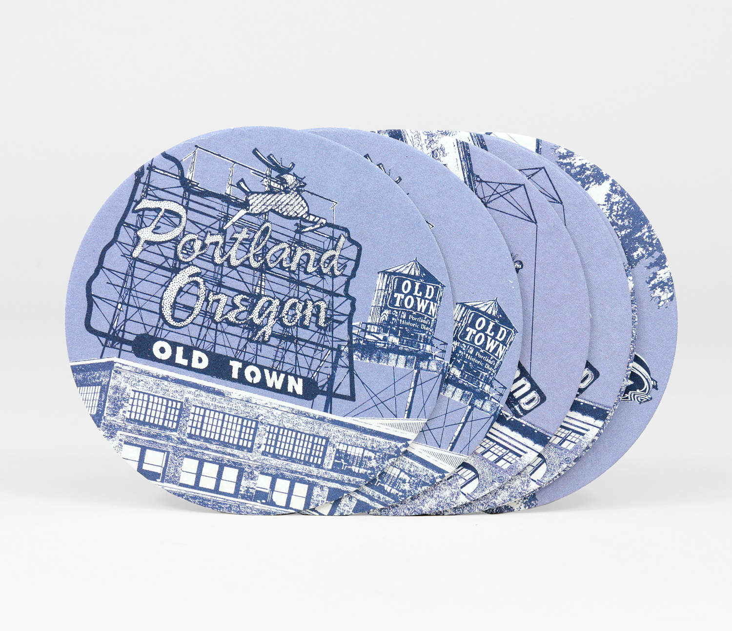Portland Marquees Coasters - Budd + Finn