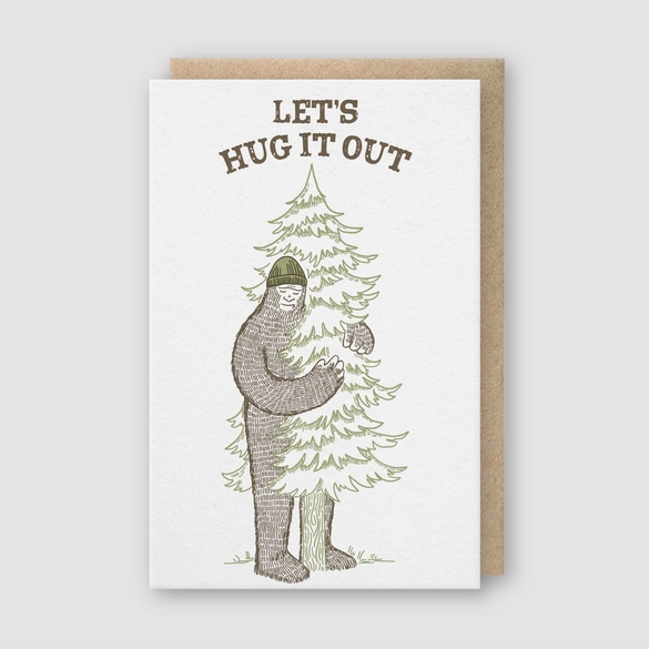Hug It Out Sasquatch - Budd + Finn