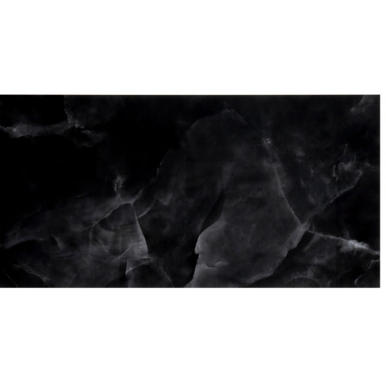 Tile Mythos Black 24 x 48 Polished - Tile and Decor