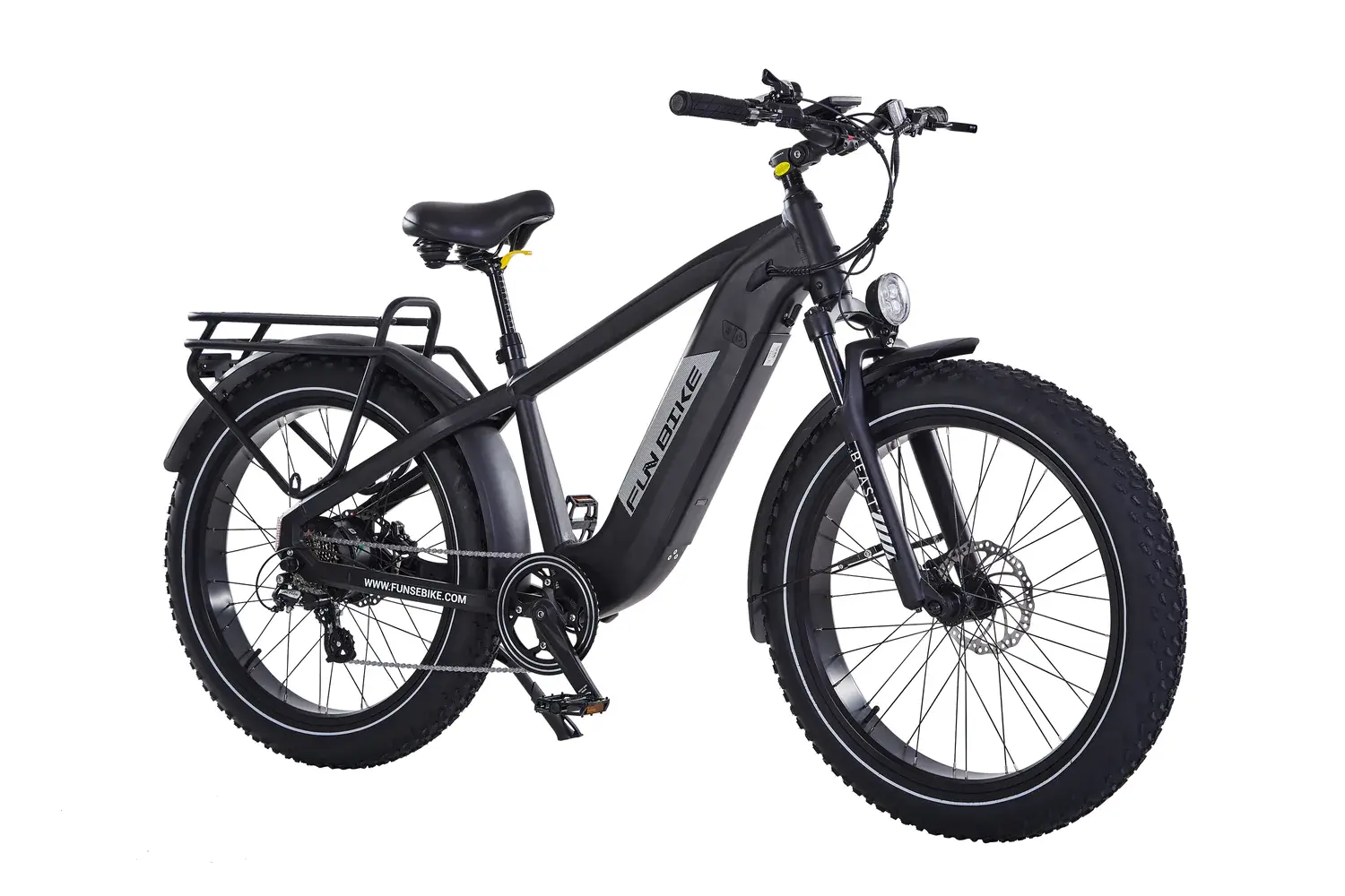 Fun Bike Beast 20 Amp 750 Watt Ebike Electric Mountain Bike Black ...