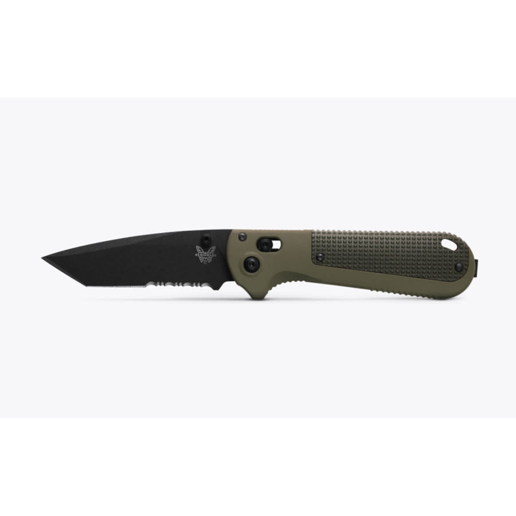 Benchmade 431SBK-1 D2 & Grivory Serrated Ranger Green Redoubt - Quinn ...