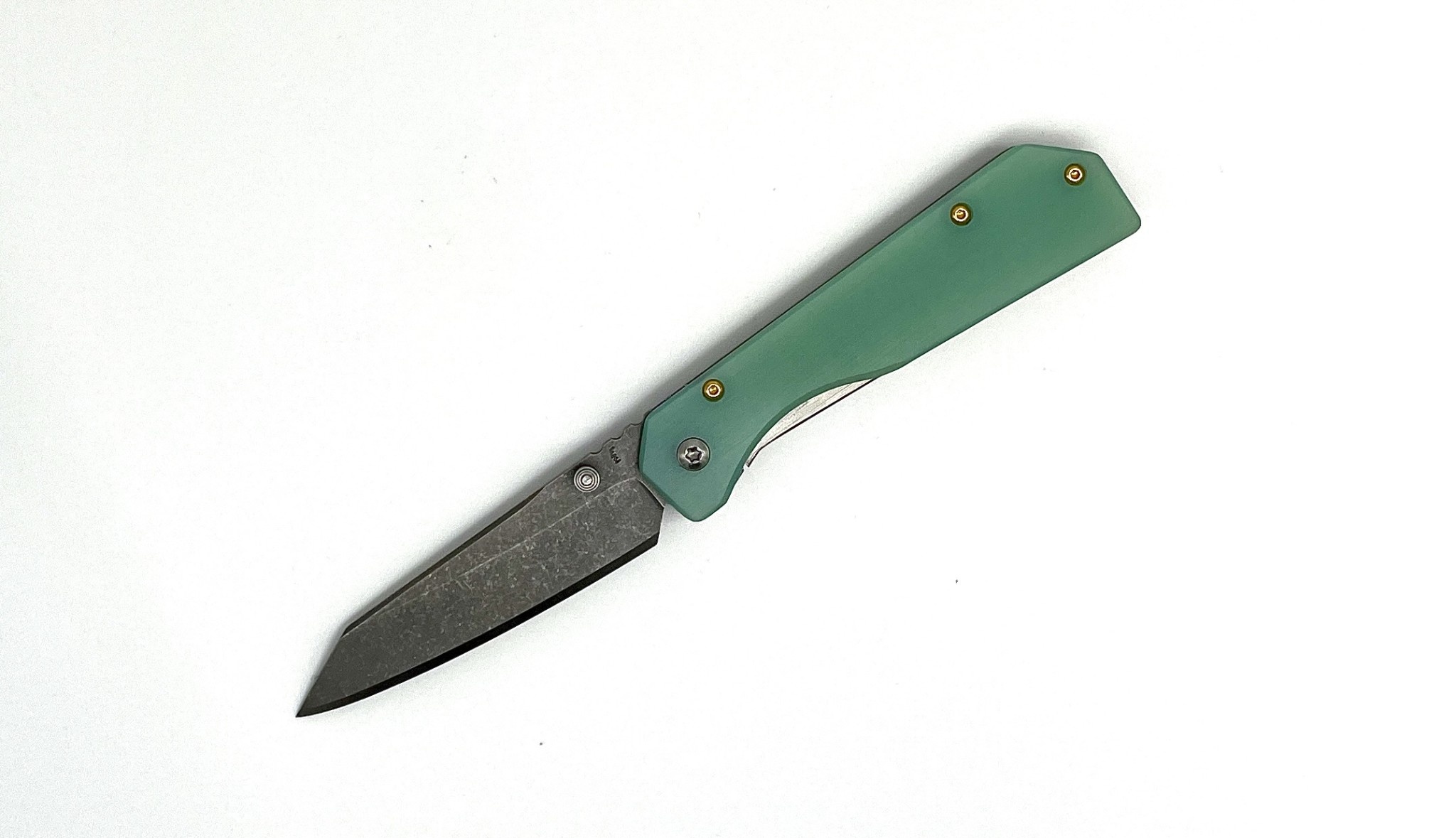 Zanutto Customs ZC039 154CM & Titanium + G10 Jade Framelock - Quinn ...