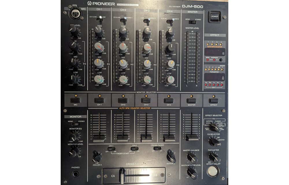 La Boîte Musicale ı Pioneer Dj Mixer DJM-500 / Used - La Boîte Musicale