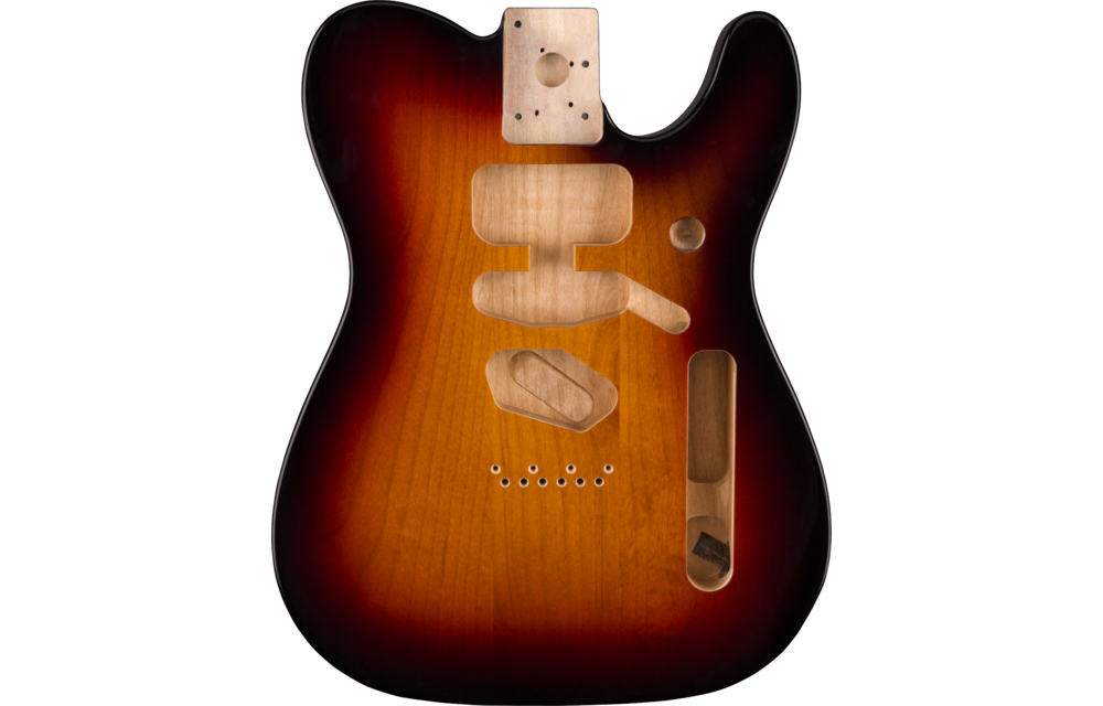 La Boîte Musicale ı Fender - Deluxe S. Tele Alder Body Modern Sunburst ...
