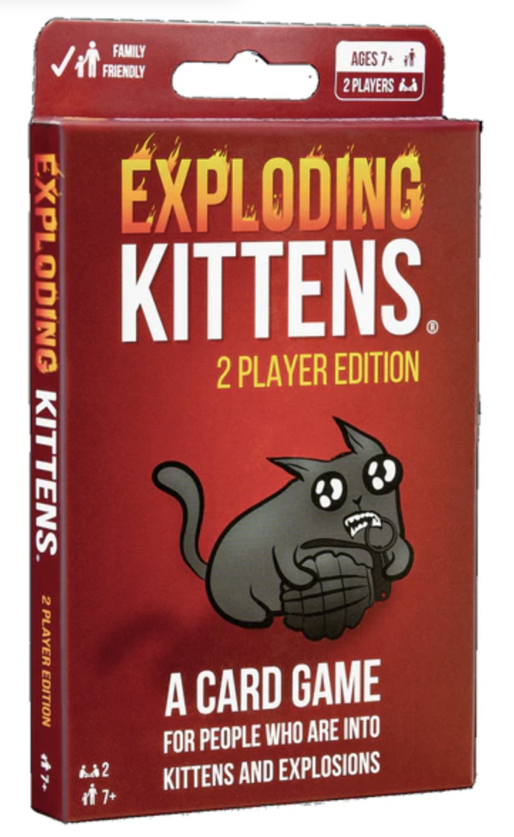 Exploding Kittens 2-Player Edition - JPL Sports Cards and Collectibles