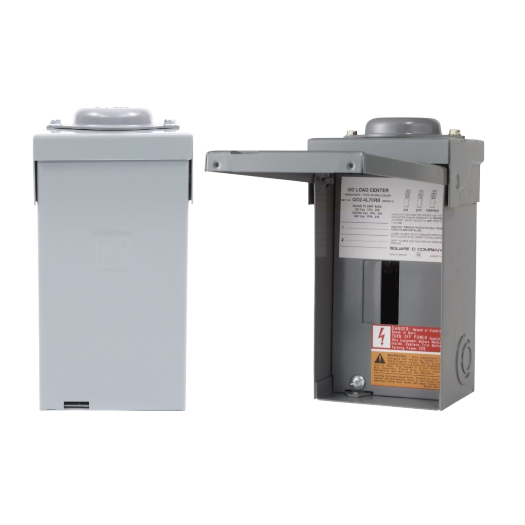 35171 Square D 70 Amp Outdoor Main Lug Load Center - Bud's Warehouse