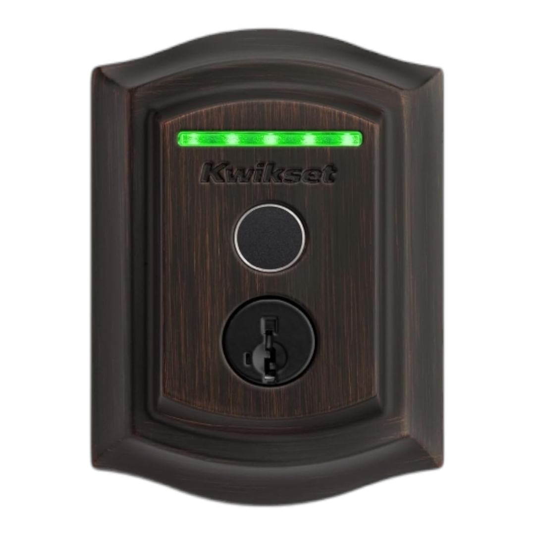 39613 Kwikset Halo Smart Fingerprint Touch Deadbolt Lock - Bud's Warehouse