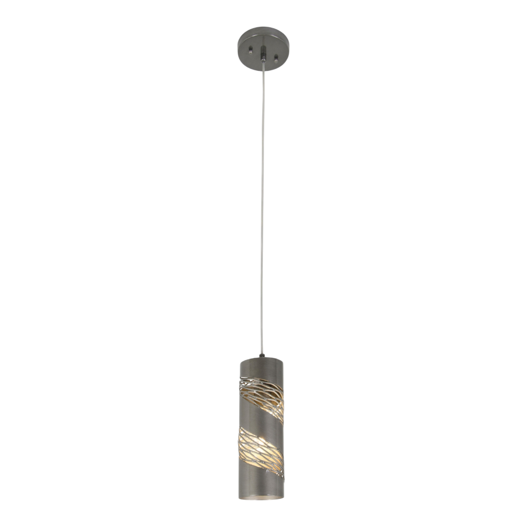 40804 Varaluz Flow 1-Light Small Cylinder Mini Pendant - Bud's Warehouse