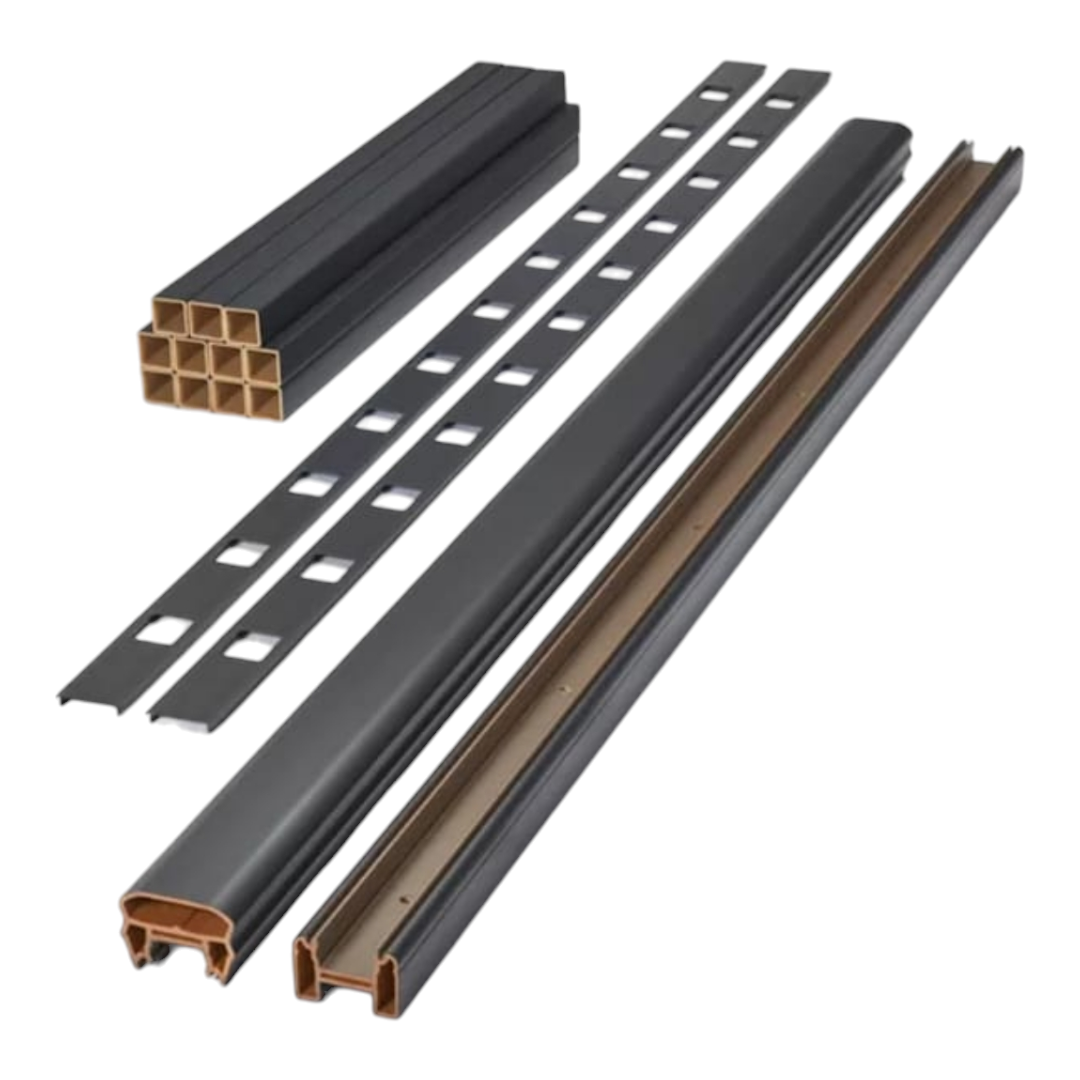 40895 Trex Transcend Charcoal Black Deck Rail Kit - Bud's Warehouse