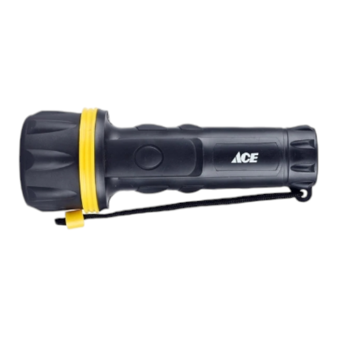 41049 ACE Black & Yellow LED Flashlight - Bud's Warehouse