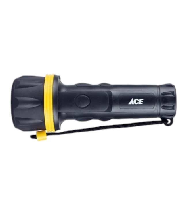 41049 ACE Black & Yellow LED Flashlight - Bud's Warehouse