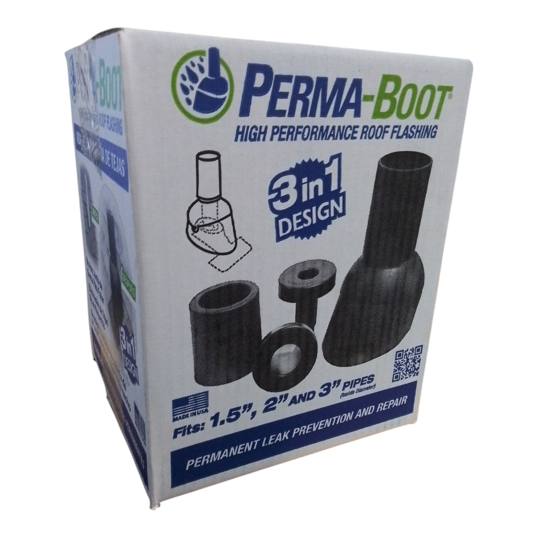 41126 Perma-Boot Plastic Vent And Pipe Flashing - Bud's Warehouse
