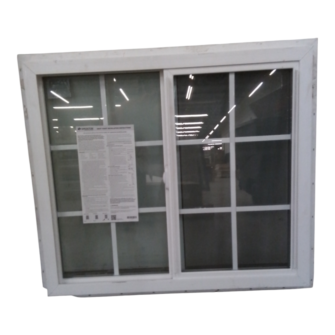 41322 Simonton Gridded Sliding Window 34.5"W - Bud's Warehouse