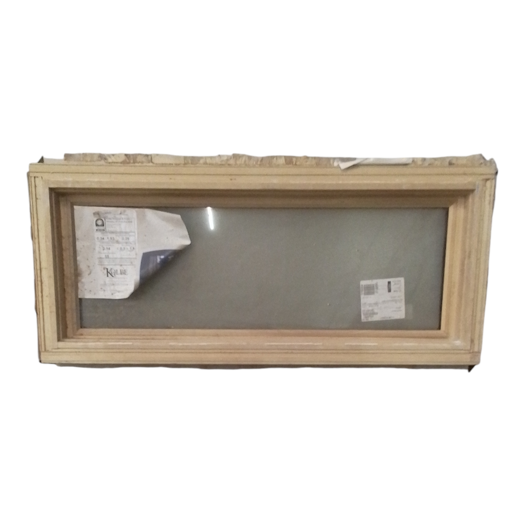 41323 Kolbe Black Fixed Rectangle Window 48"W - Bud's Warehouse