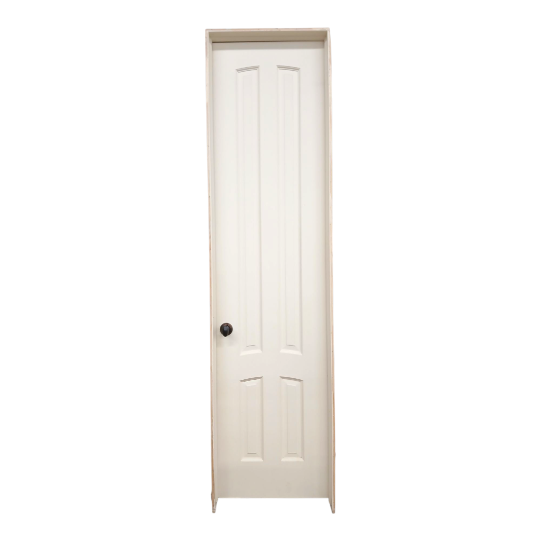 42669 Prehung 4-Panel Cream Color Interior Door 23.75"W - Bud's Warehouse