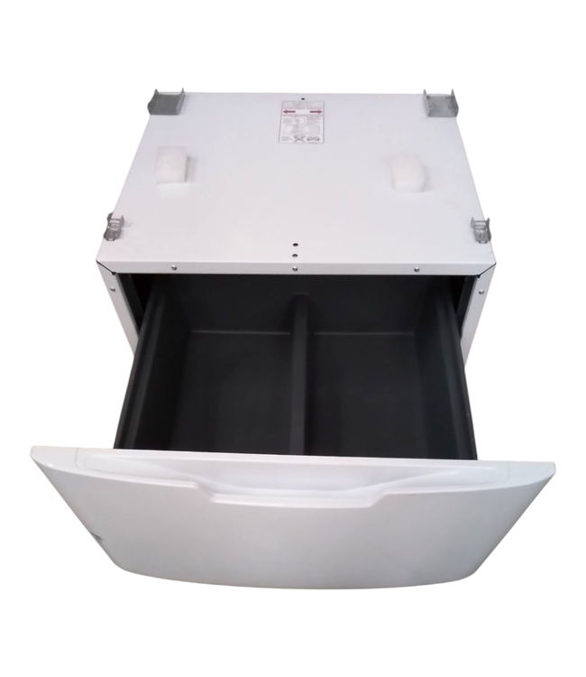 42998 White Aluminum Pedestal Washer Drawer 28"W - Bud's Warehouse