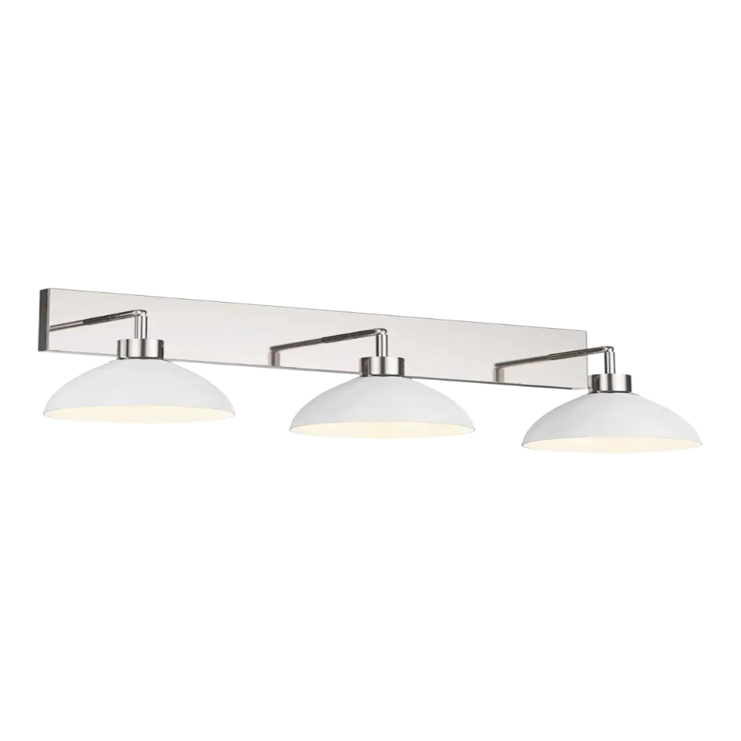 43338 Aiwen 26.77"W White Modern Vanity Light - Bud's Warehouse