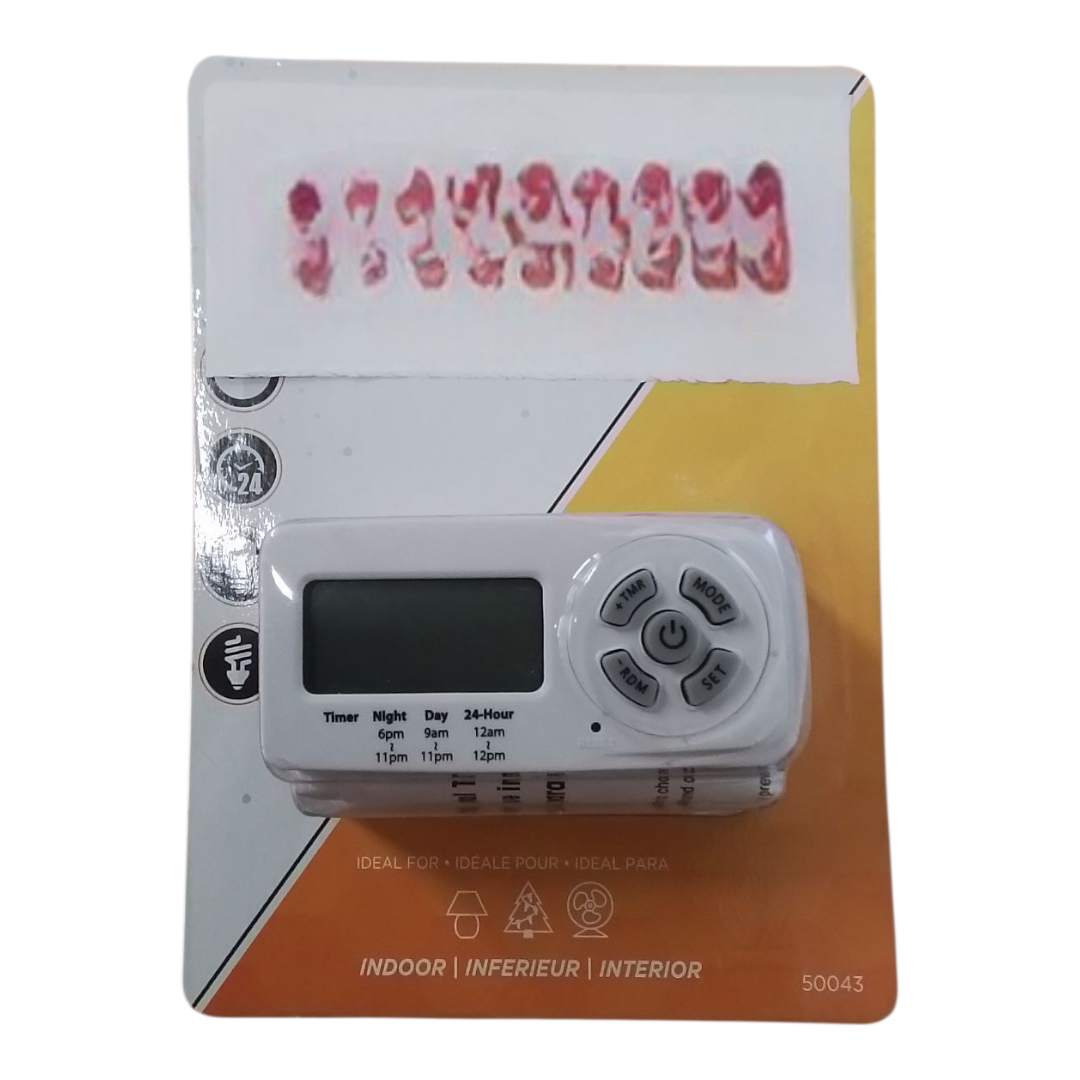 44245 Woods 24-Hour Preset Digital Lighting Timer - Bud's Warehouse