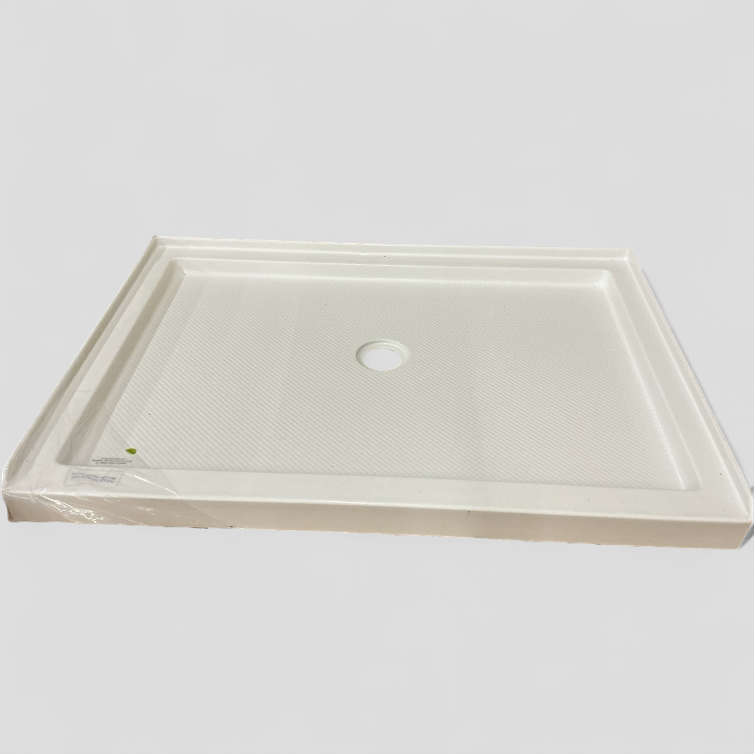46280 DreamLine SlimLine Center White Shower Base - Bud's Warehouse