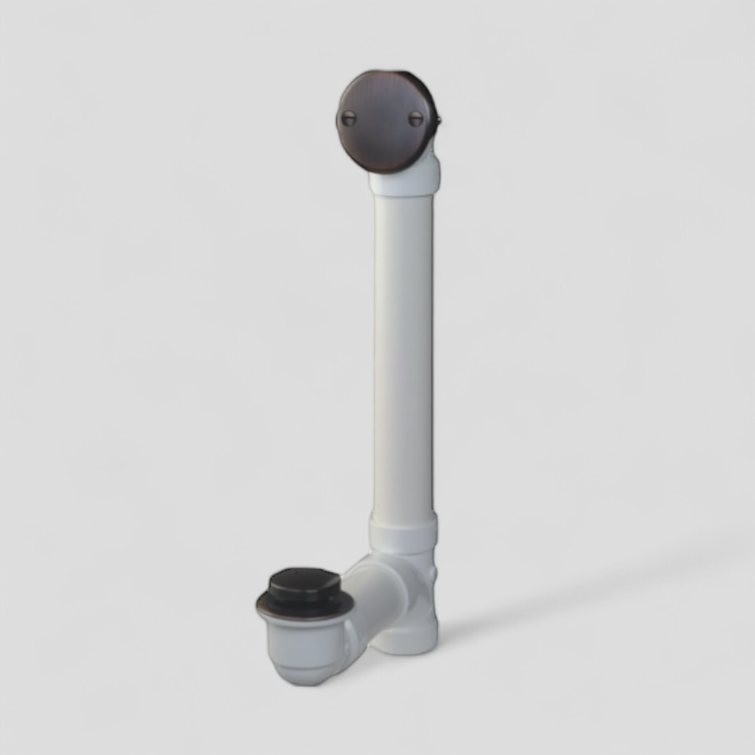 46753 Keeny Bronze Foot Lock Stop Bathtub Drain Kit - Bud's Warehouse