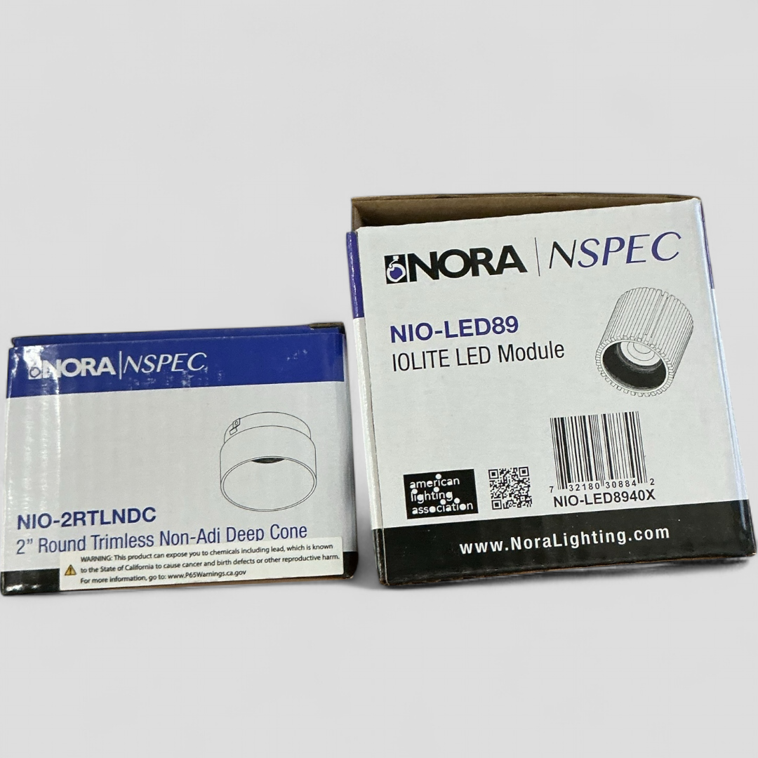46812 Nora Lighting NIO LED Round Trimless Downlight 2" - Bud's Warehouse