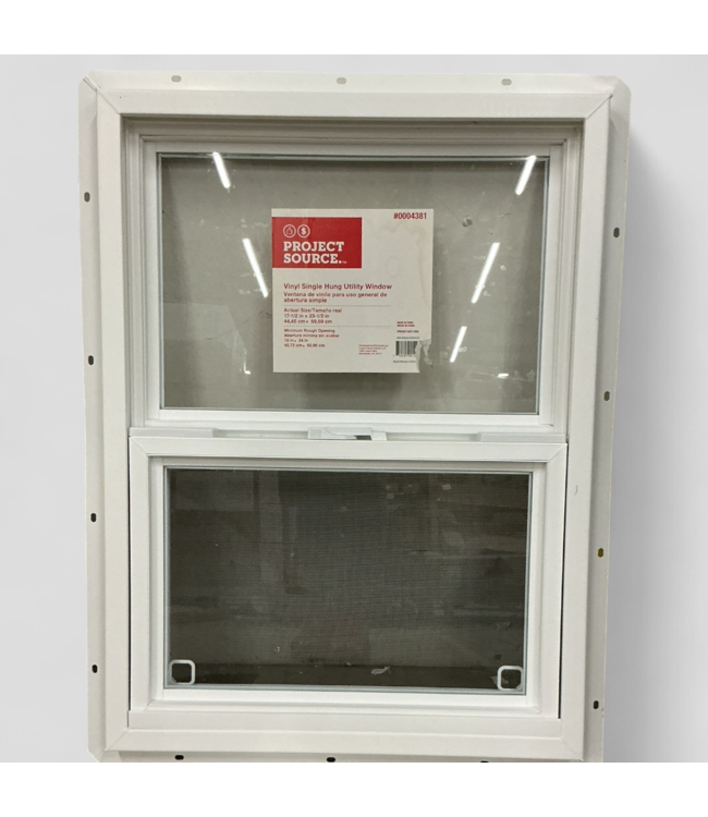 46921 Project Source Single Hung Window 17.5"W x 23.5"H - Bud's Warehouse