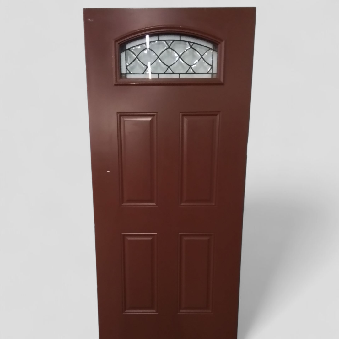 47237 Sheldon Umber 1/4 Lite Exterior Door 35.75" x 79" - Bud's Warehouse