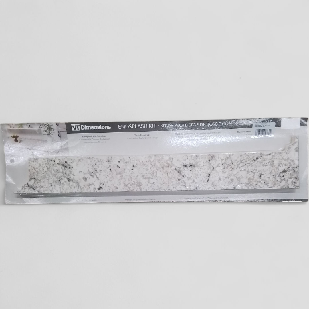 48104 VT Dimensions Kitchen countertop end splash - Bud's Warehouse