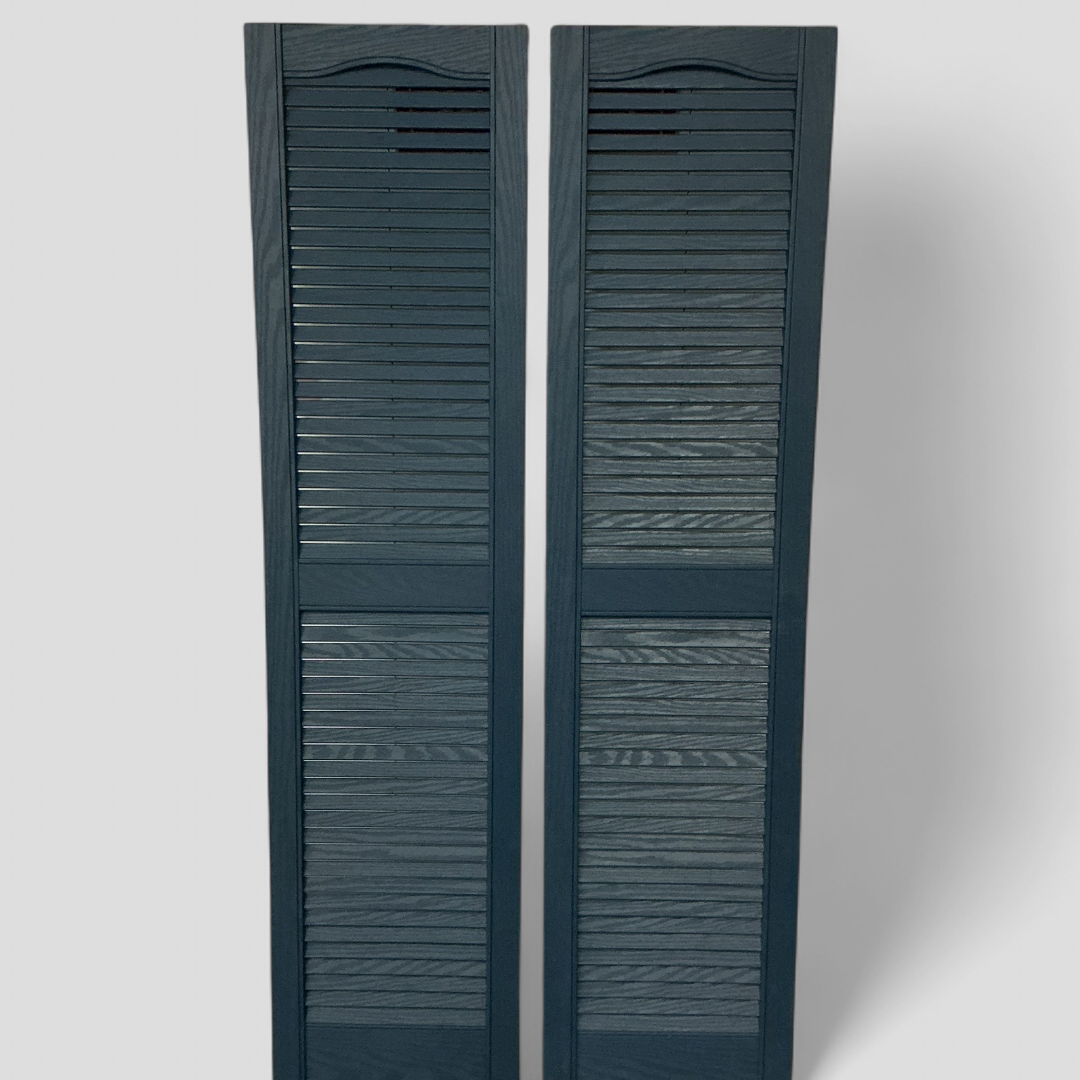 48305 Navy Blue PVC Window Shutters 2-pk - Bud's Warehouse