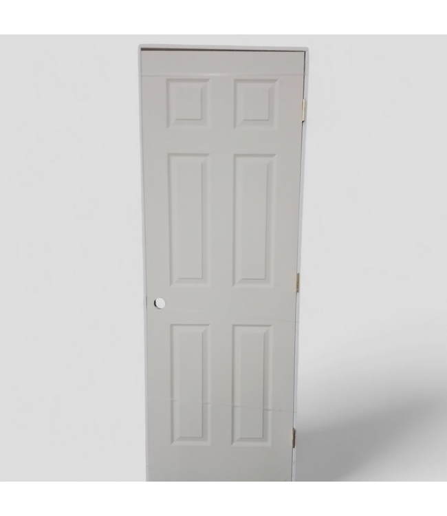 48878 Prehung 6 -Panel Interior Door 28"W x 80"H - Bud's Warehouse