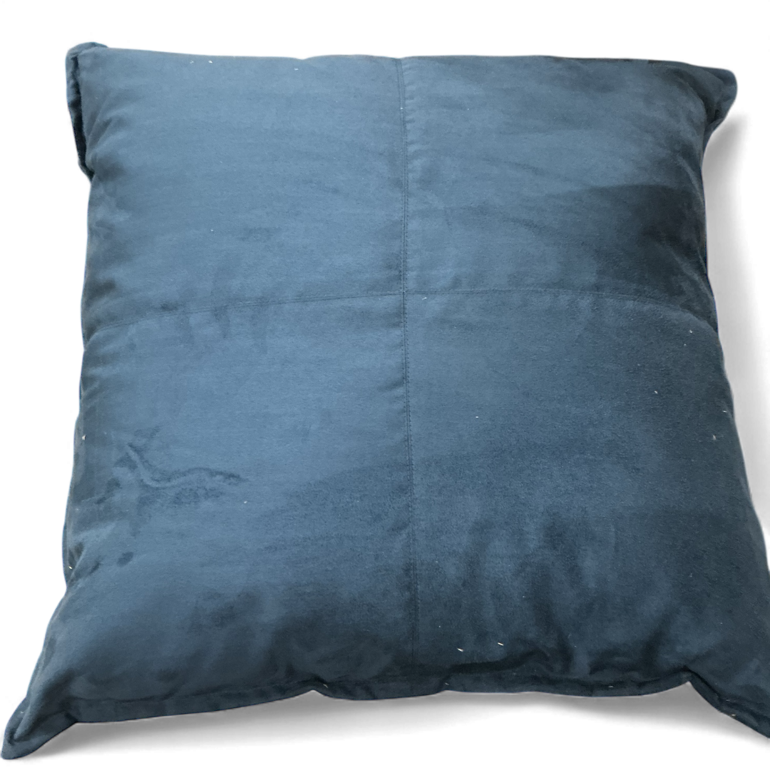 49061 Allen+Roth Blue Square Decorative Pillow - Bud's Warehouse