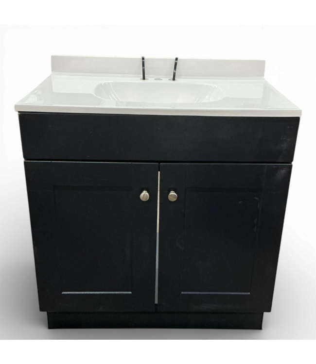 50146 Dover 30" Navy Blue Bathroom Vanity - Bud's Warehouse