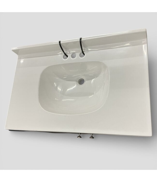 50146 Dover 30" Navy Blue Bathroom Vanity - Bud's Warehouse