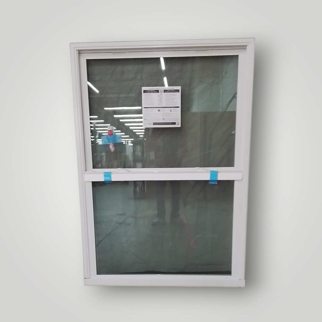 50243 White Vinyl Vertical Sliding Window 41.25"W - Bud's Warehouse