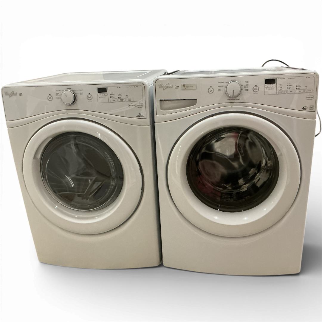50281 White Electric Washer & Dryer Combo - Bud's Warehouse