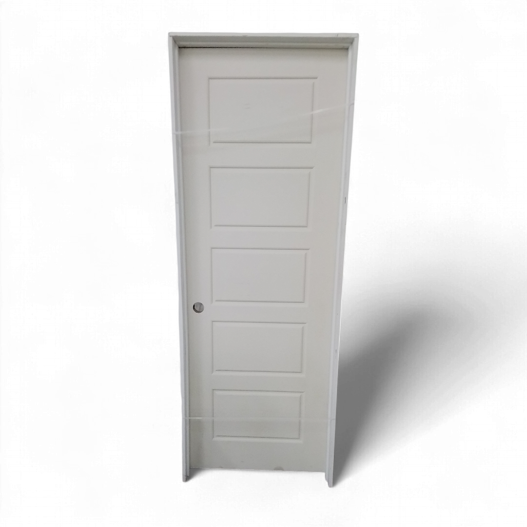 50316 Prehung 5 -Panel Interior Door 28"W x 80"H - Bud's Warehouse