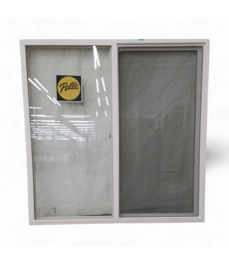 50329 White Vinyl Horizontal Sliding Window 64"W x 64"H - Bud's Warehouse