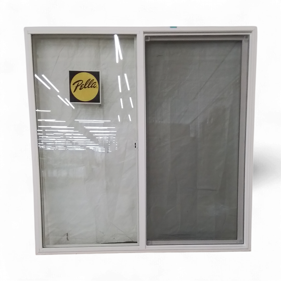 50329 White Vinyl Horizontal Sliding Window 64"W x 64"H - Bud's Warehouse