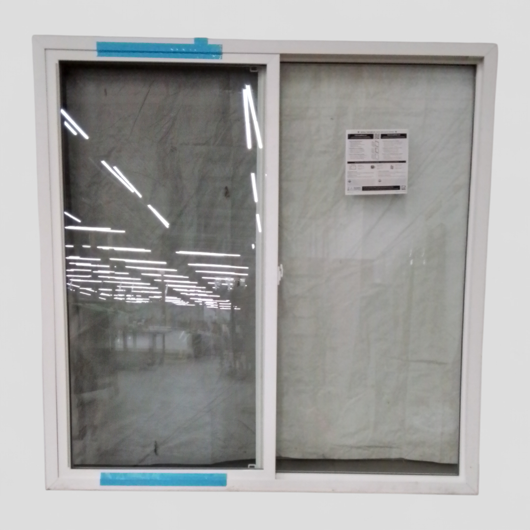 50329 White Vinyl Horizontal Sliding Window 64"W x 64"H - Bud's Warehouse