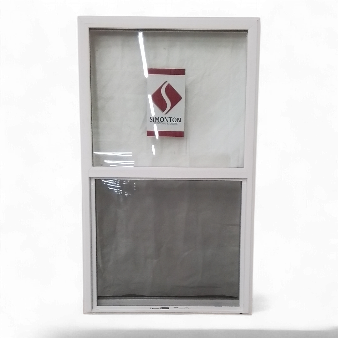 50331 White Vinyl Vertical Sliding Window 35.5"W x 59.5"H - Bud's Warehouse
