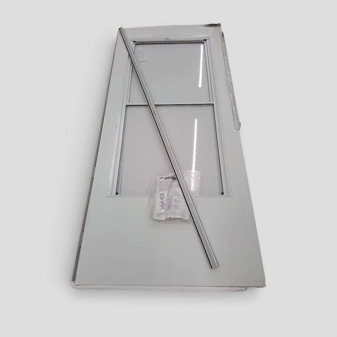 50349 36-in x 81-in White Storm Door - Bud's Warehouse