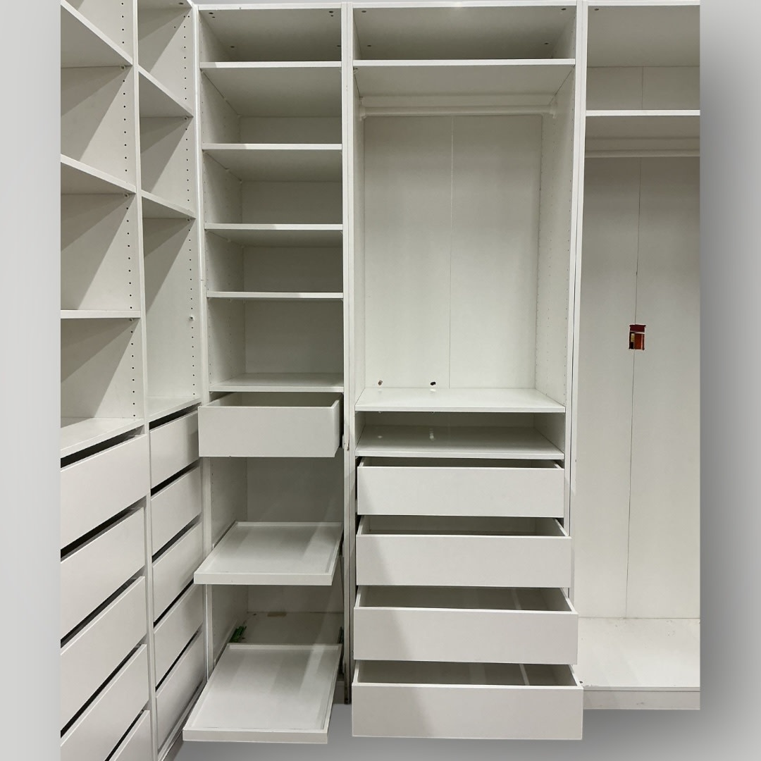 50428 White 12 Piece Closet Shelving System - Bud's Warehouse