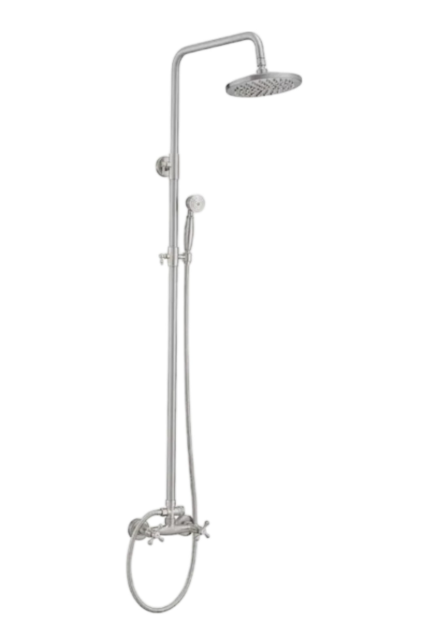 50558 Waterfall Dual Head Shower Faucet System - Bud's Warehouse