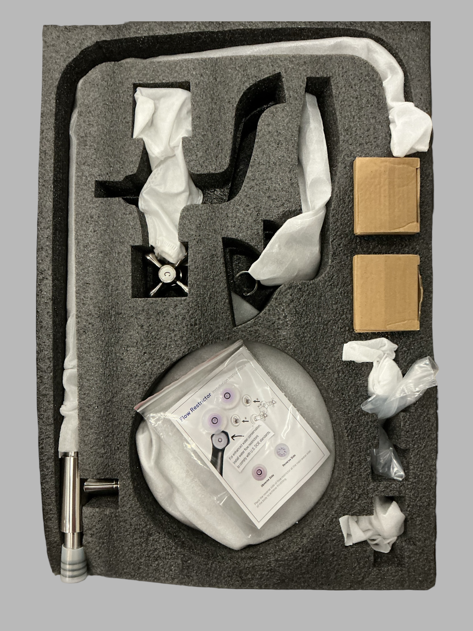 50558 Waterfall Dual Head Shower Faucet System - Bud's Warehouse