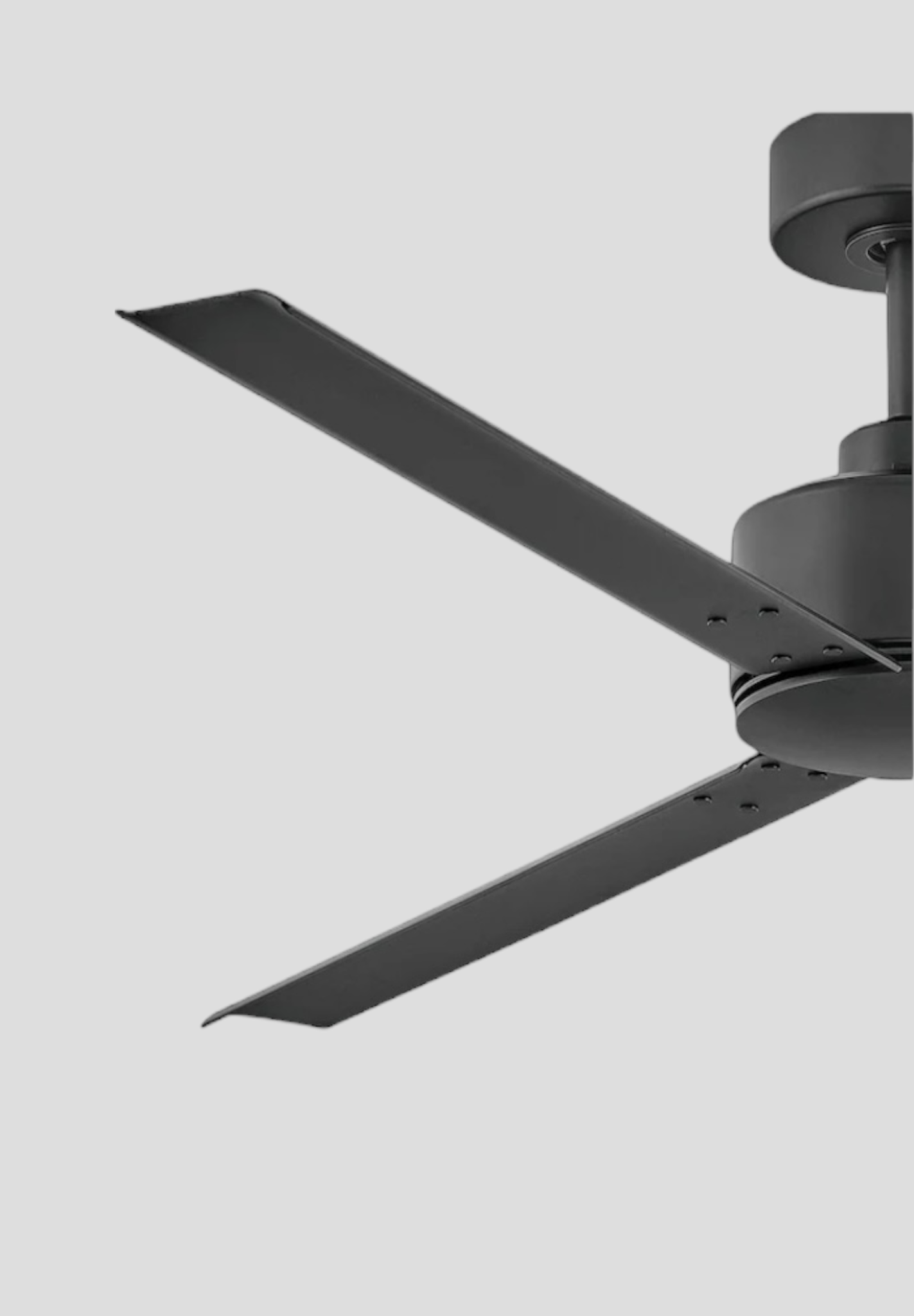 50562 3-Blade Ceiling Fan Matte Black (No Light) 56" - Bud's Warehouse