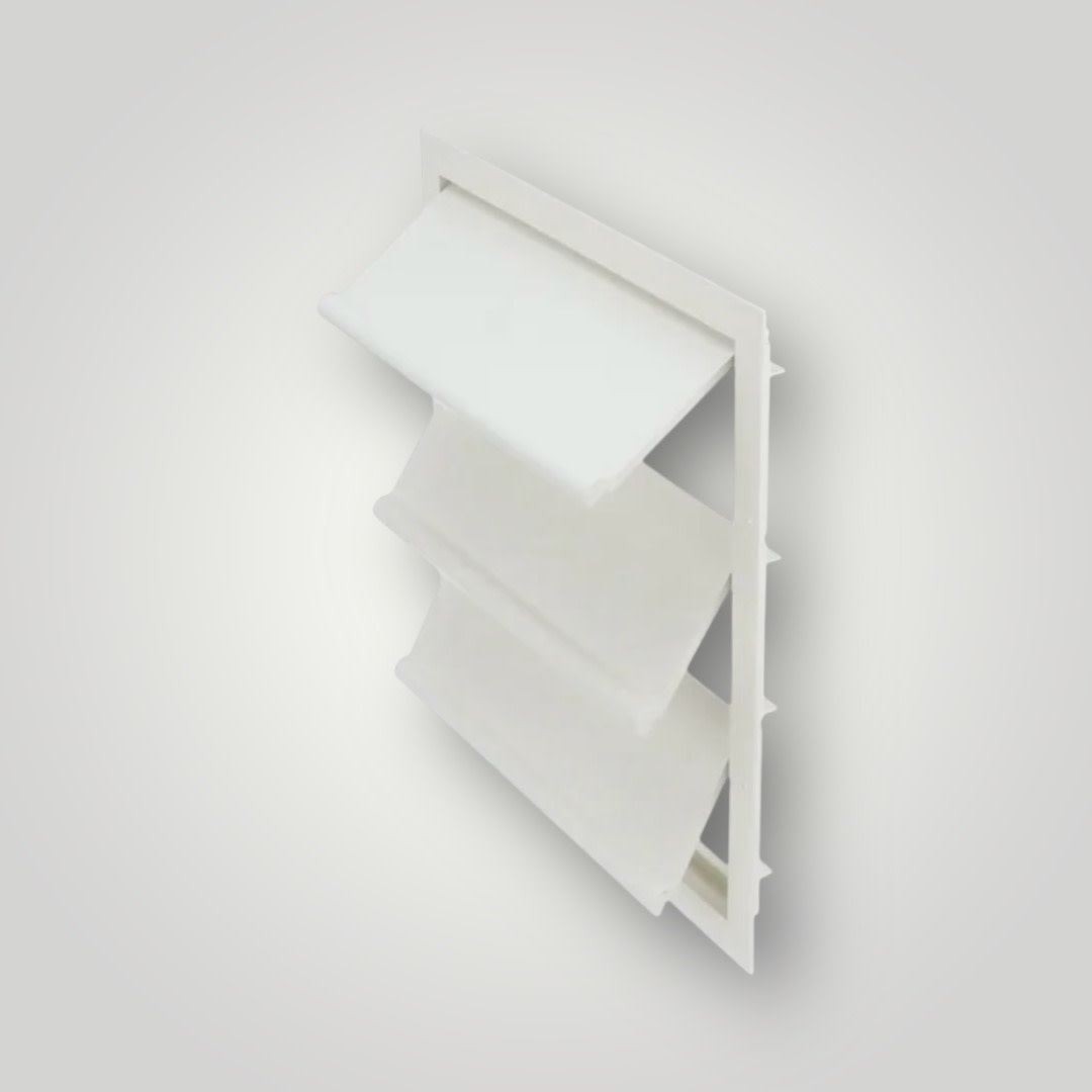 50574 White Rectangle Gable Louver Vent - Bud's Warehouse