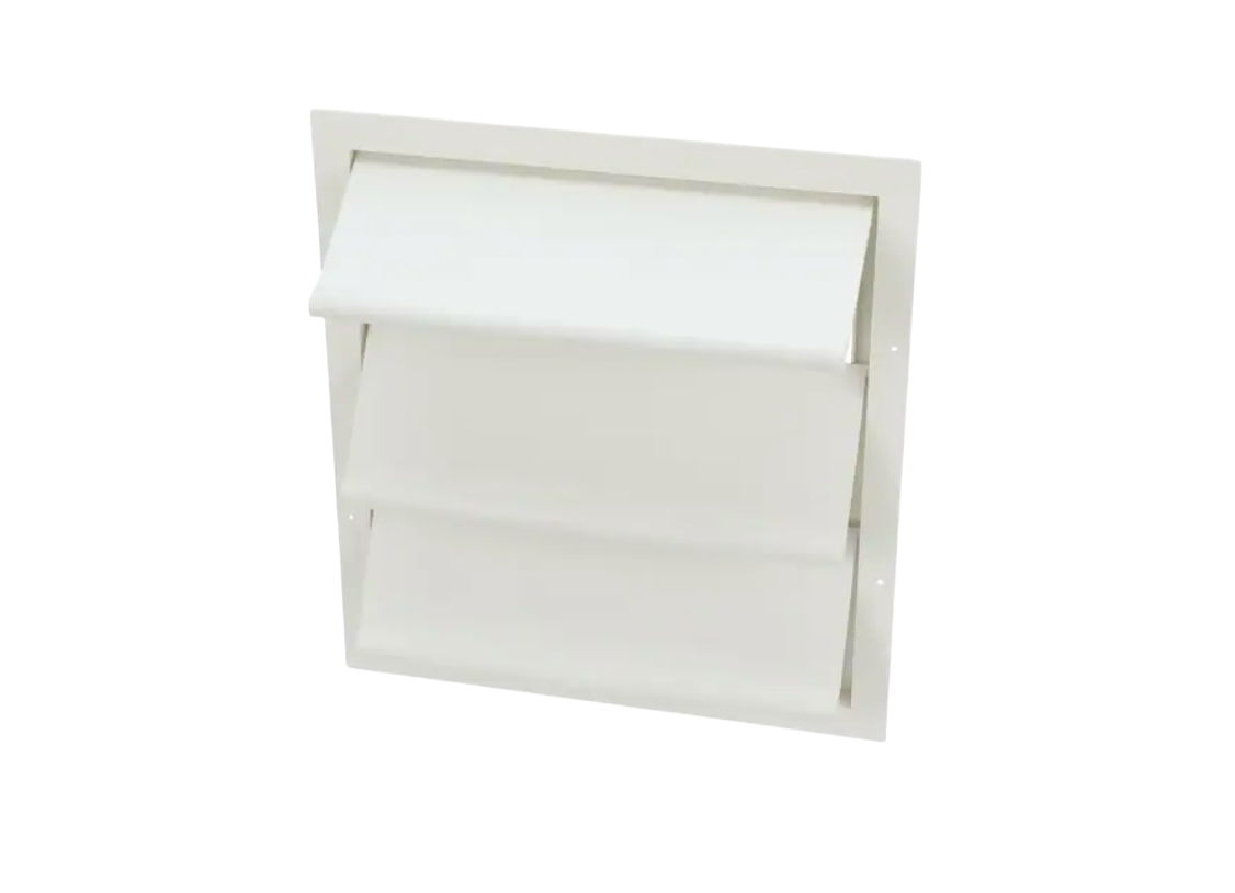 50574 White Rectangle Gable Louver Vent - Bud's Warehouse